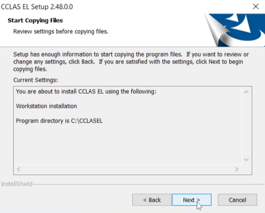 CCLAS EL 2.48.0 Workstation Installation Guide